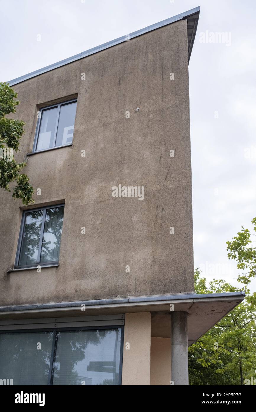 Old concrete building with some windows Stock Photo - Alamy