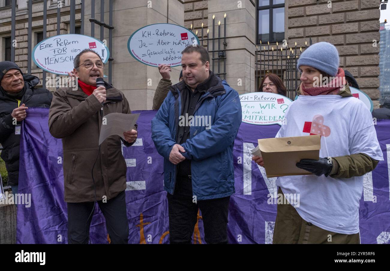 Germany, Berlin, 22 November 2024, Action against hospital reform ...