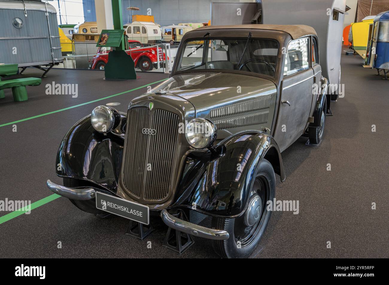 DKW F8 Reichsklasse from 1939, interior view, Erwin Hymer Museum ...