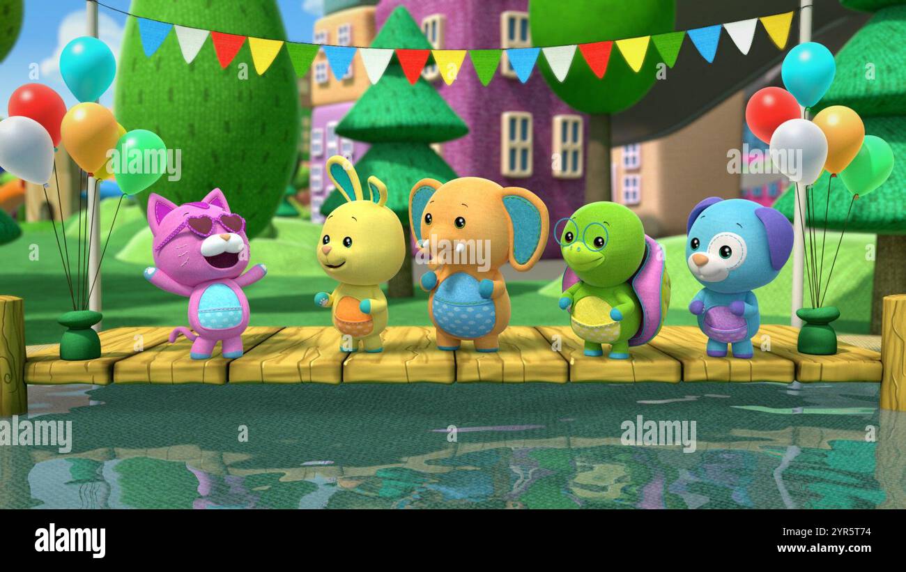 WONDEROOS, from left: Kiki (voice: Naomi Tan), Luly (voice: Jazlyn ...