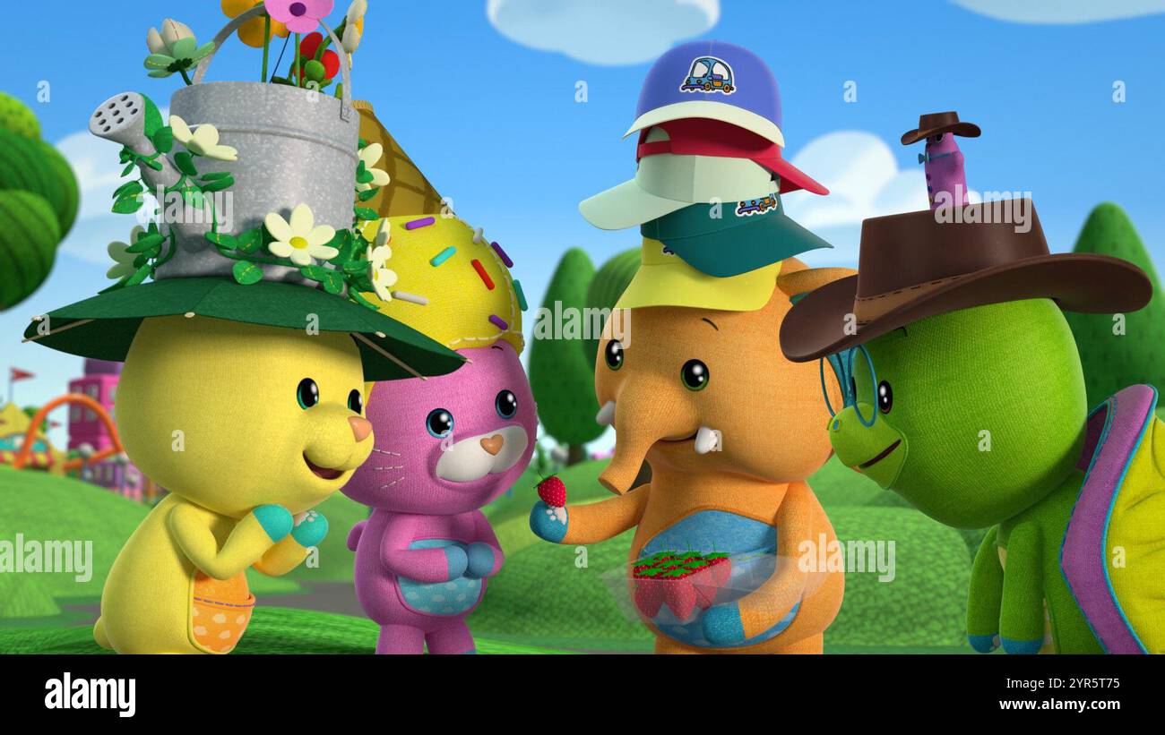 WONDEROOS, from left: Luly (voice: Jazlyn Onaba), Kiki (voice: Naomi ...