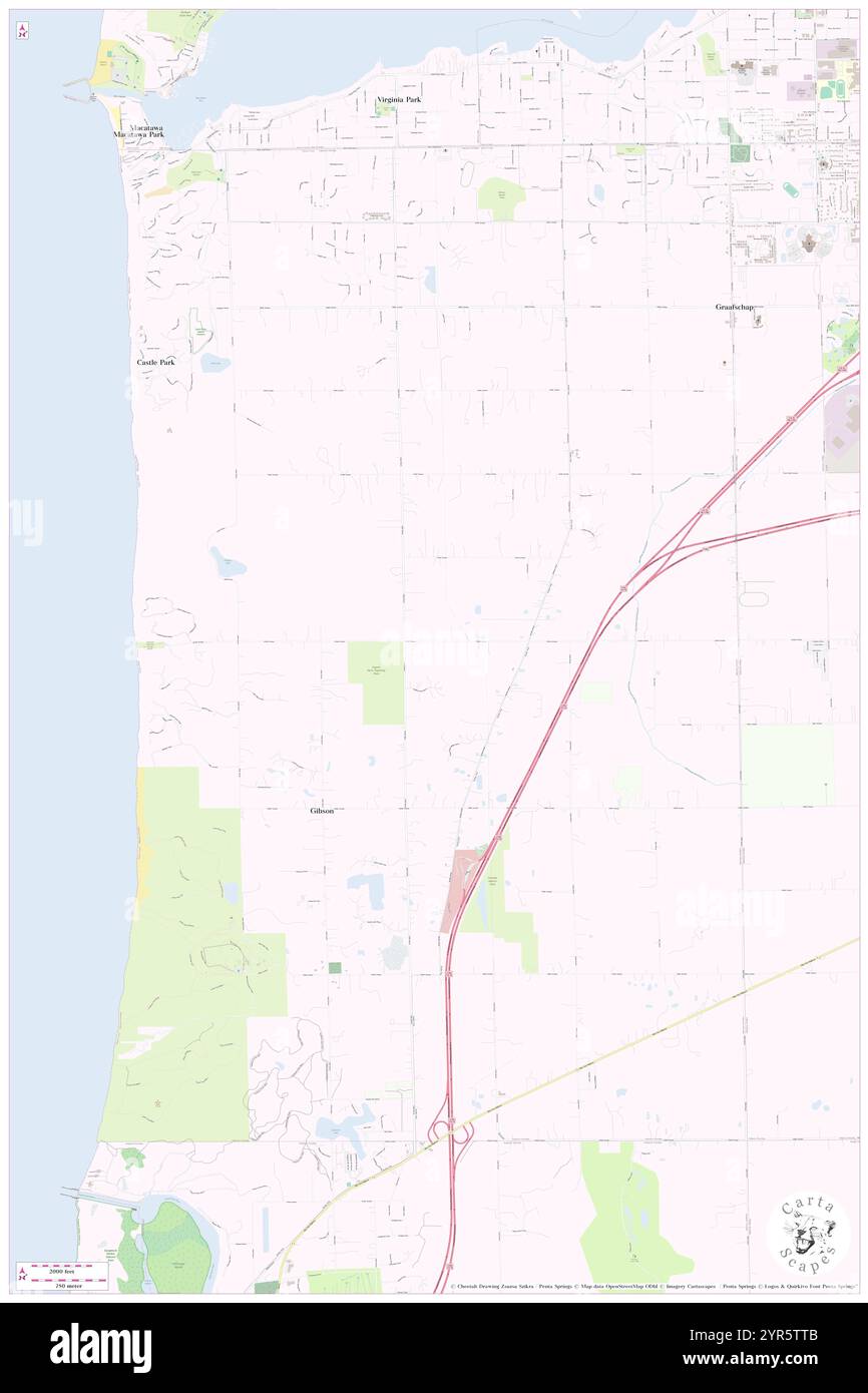 Map of laketown hi-res stock photography and images - Alamy