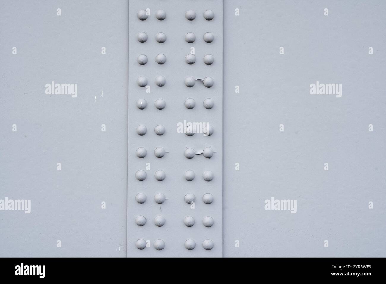 Riveted large sheet metal Stock Photo - Alamy