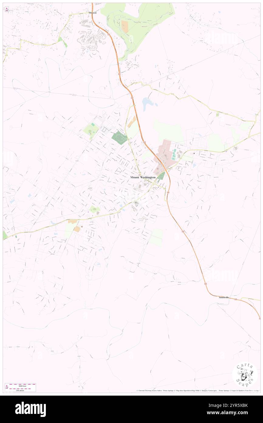 Mount washington kentucky map hi-res stock photography and images - Alamy