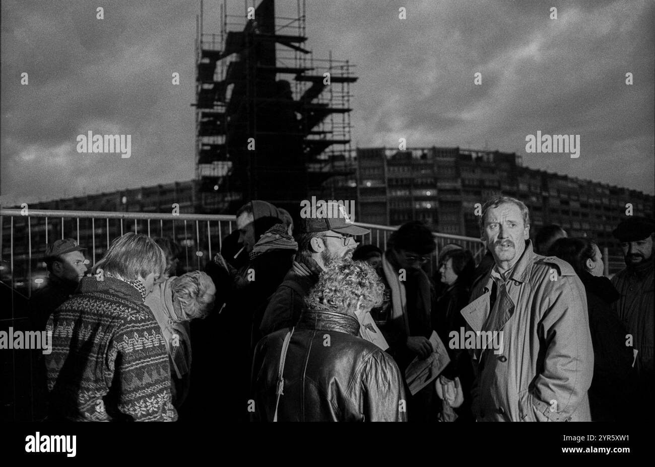 View on lenin monument Black and White Stock Photos & Images - Alamy