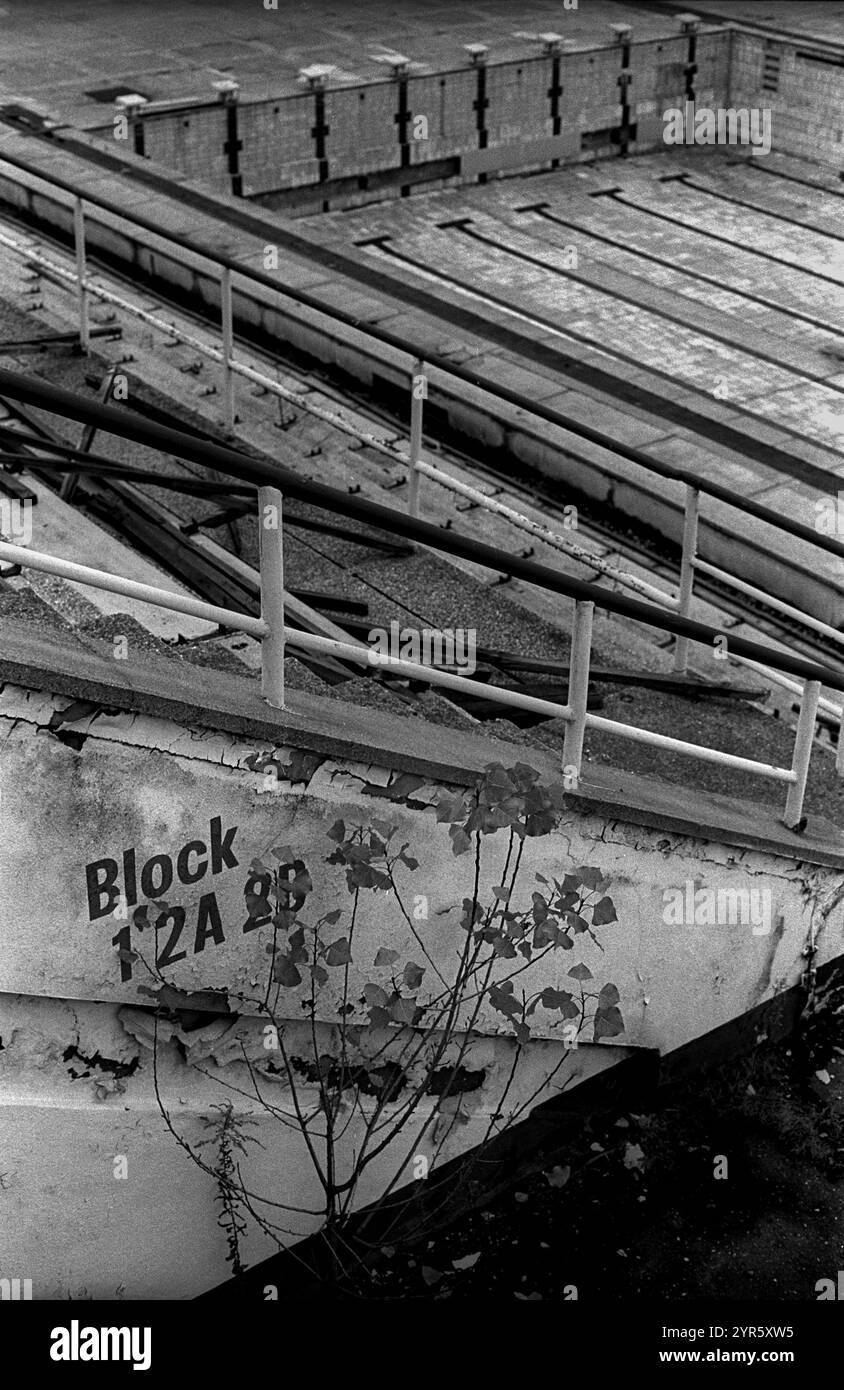Germany, Berlin, 16 November 1991, Friesenstadion (swimming stadium) in ...