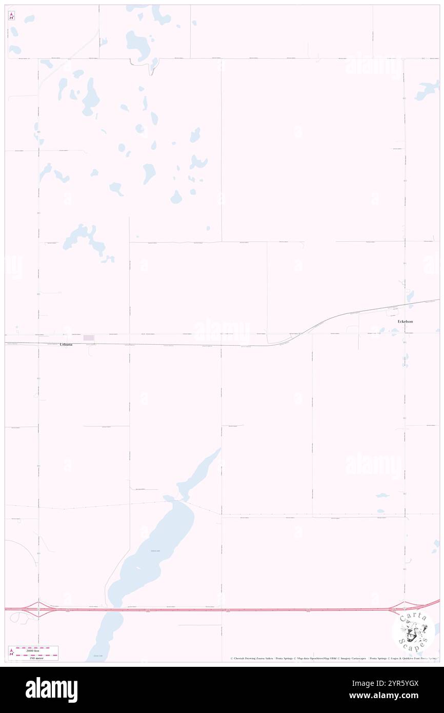 Eckelson north dakota map Cut Out Stock Images & Pictures - Alamy