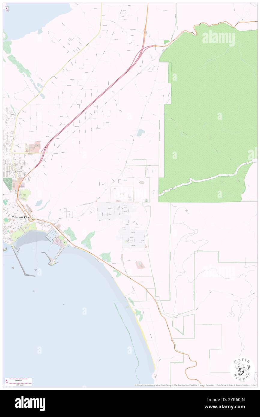 Del norte county map Cut Out Stock Images & Pictures - Alamy