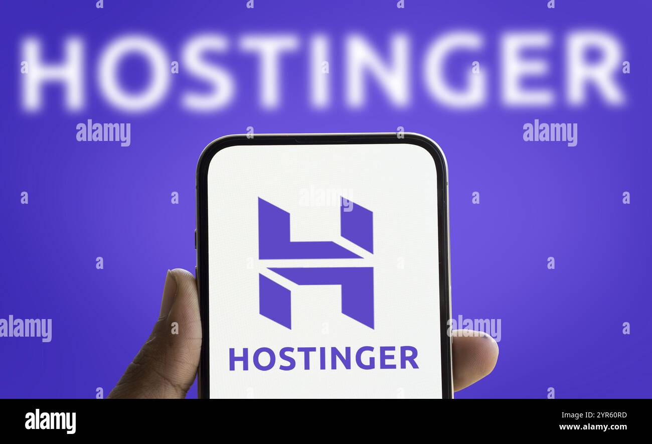 Hostinger logo hi-res stock photography and images - Alamy