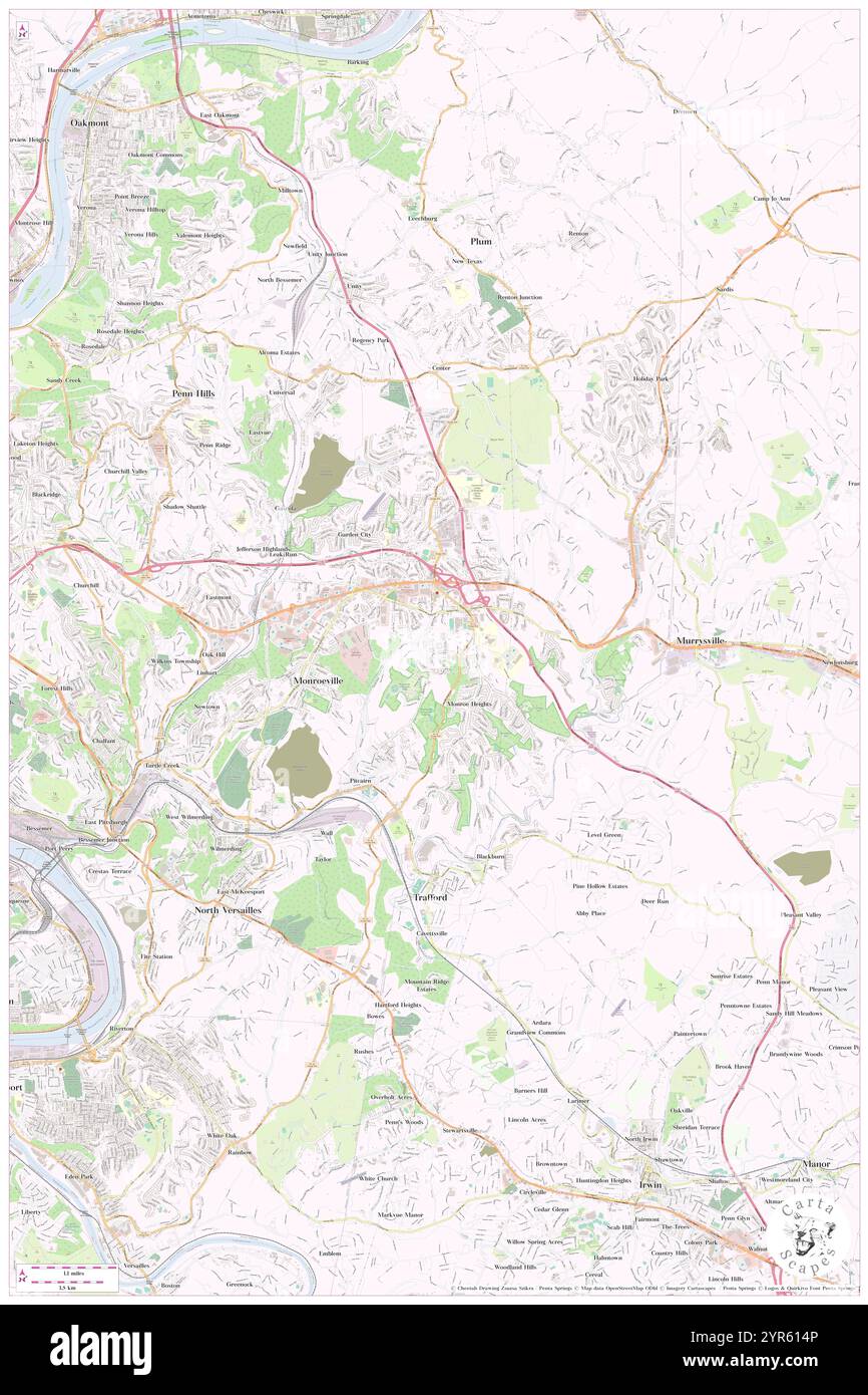 Monroeville map Cut Out Stock Images & Pictures - Alamy