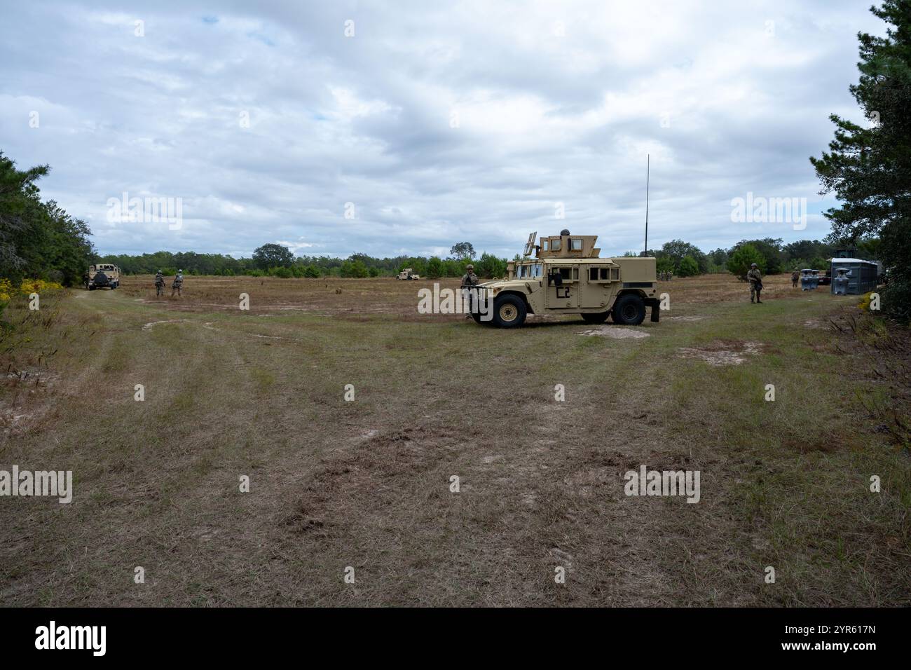 U.S. Airmen, assigned to Hurlburt Field, sweep the Eglin Range for ...