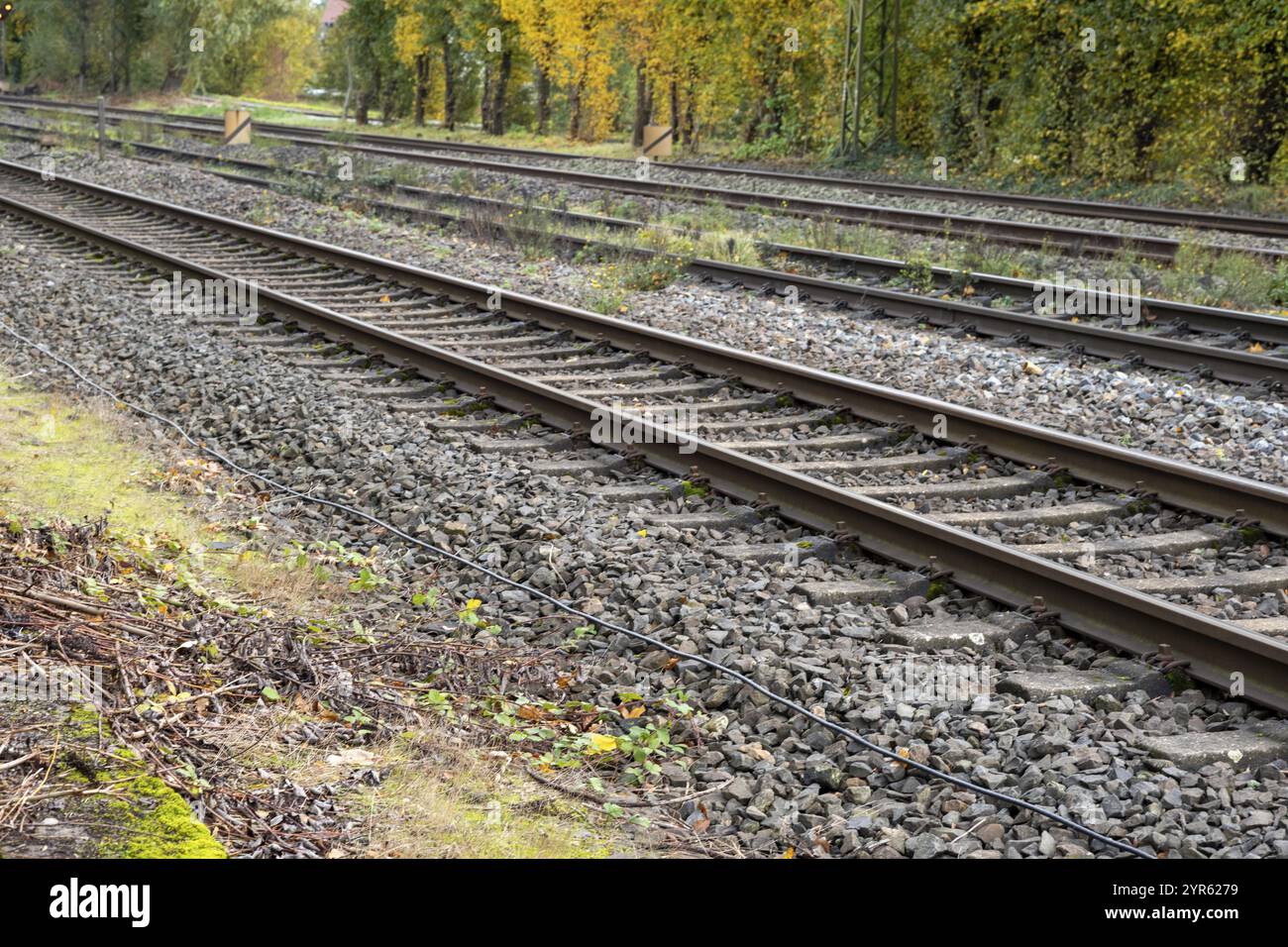 Train rails detail railways hi-res stock photography and images - Alamy