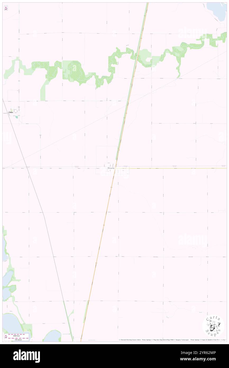 Map of ormsby Cut Out Stock Images & Pictures - Alamy
