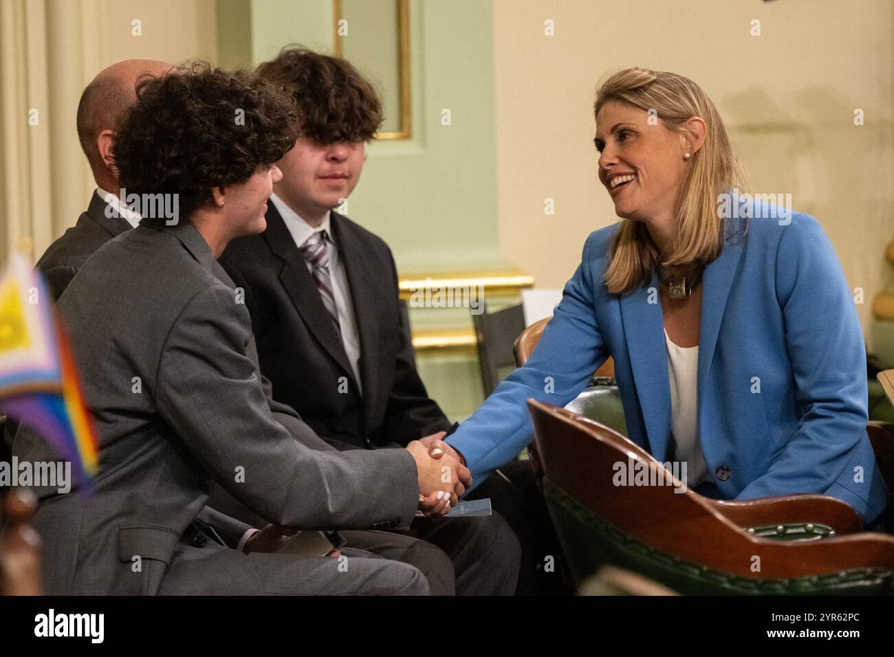 Sacramento, Ca, USA. 2nd Dec, 2024. Assemblymember Maggy Krell, D ...
