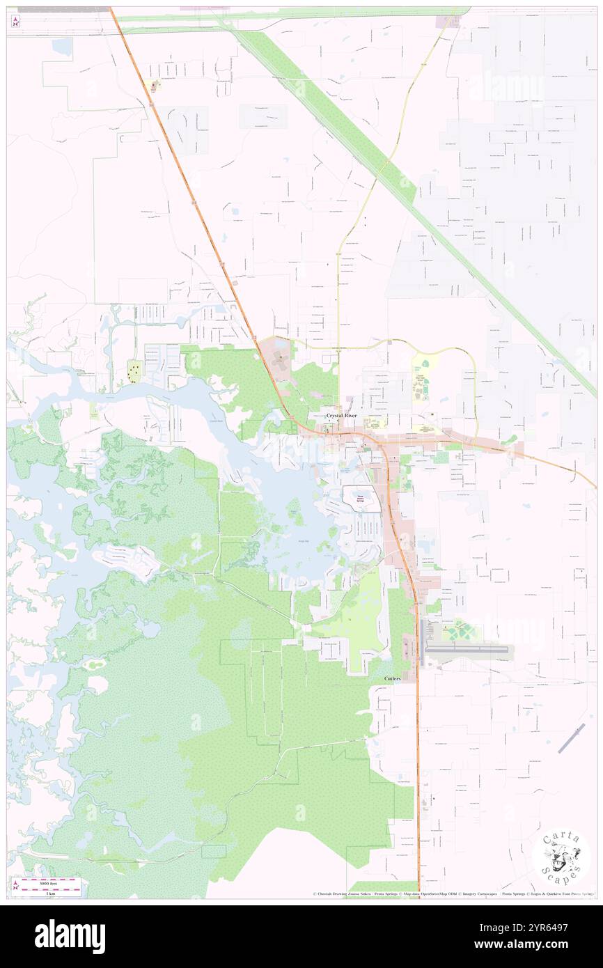 Crystal River Florida Map Crystal River Map