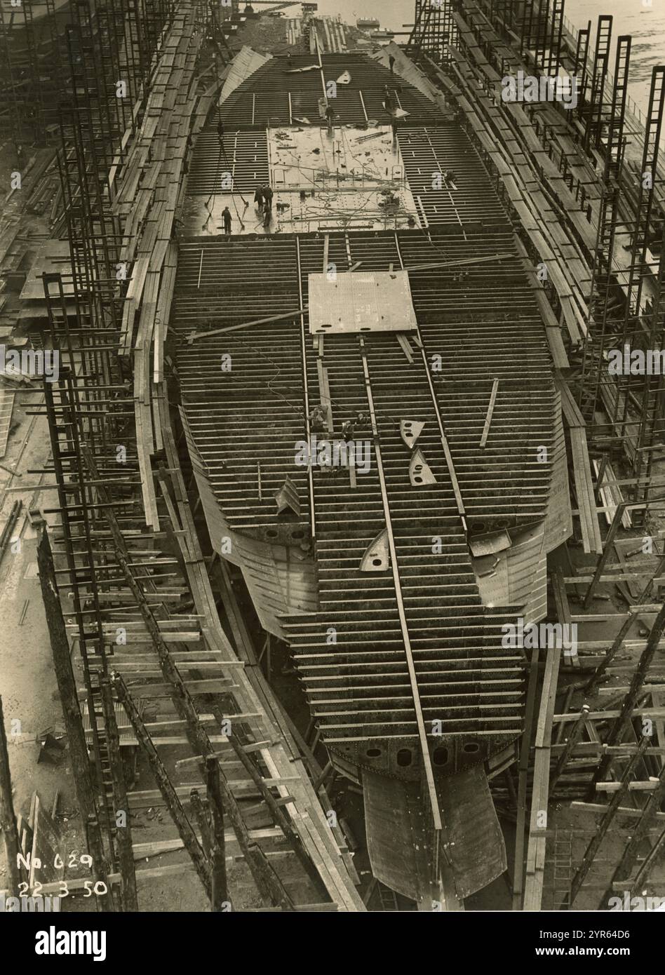 The building of the passenger cruise liner, The Aureol, at Alexander ...