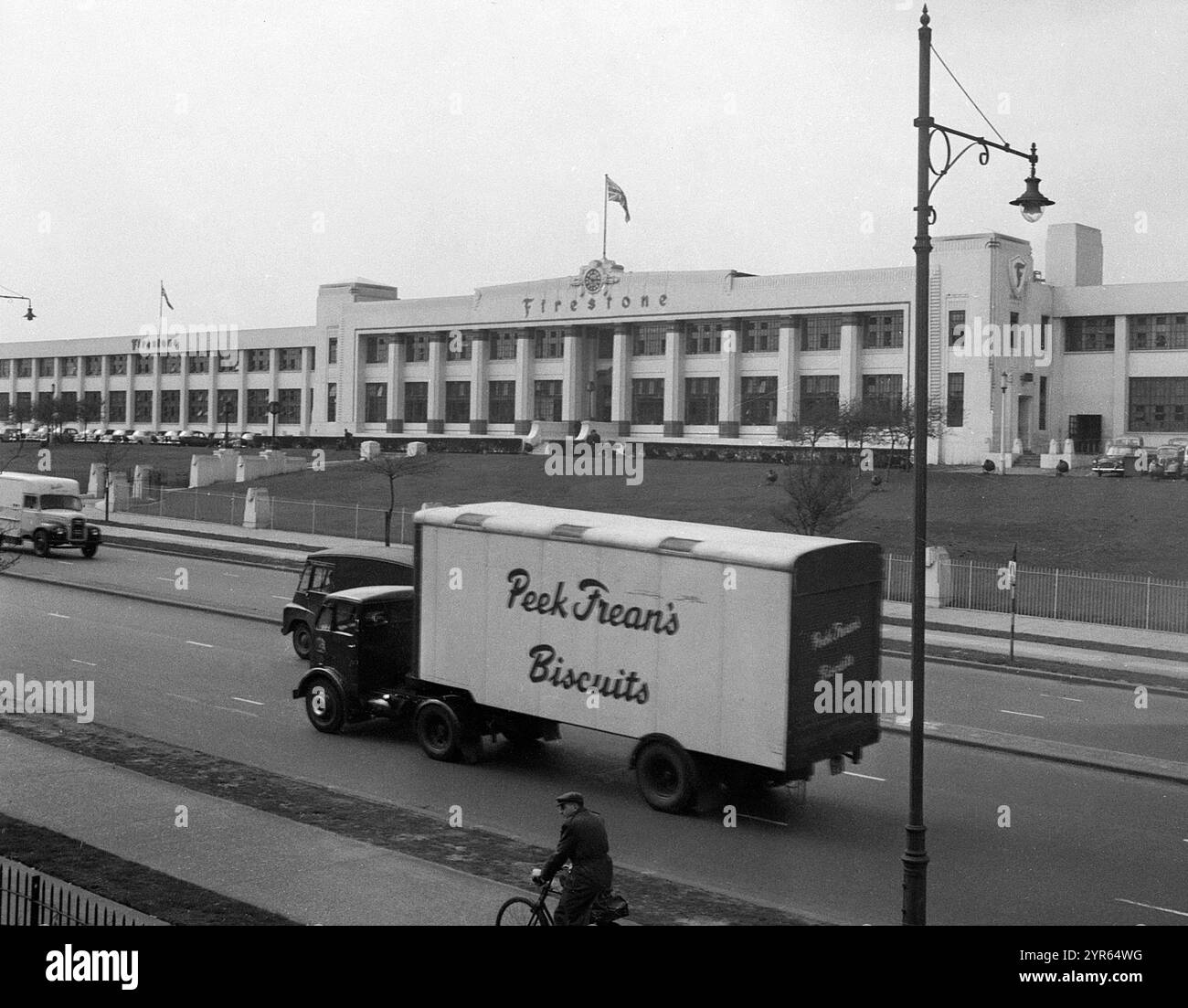 Firestone factory,Great West Rd,1950's Stock Photo - Alamy