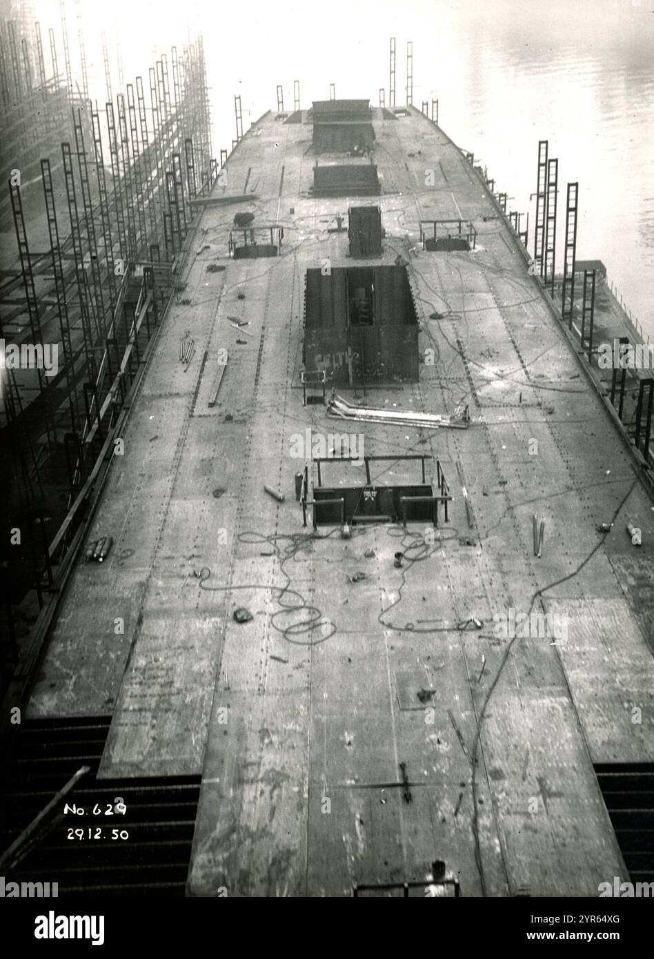 The building of the passenger cruise liner, The Aureol, at Alexander ...