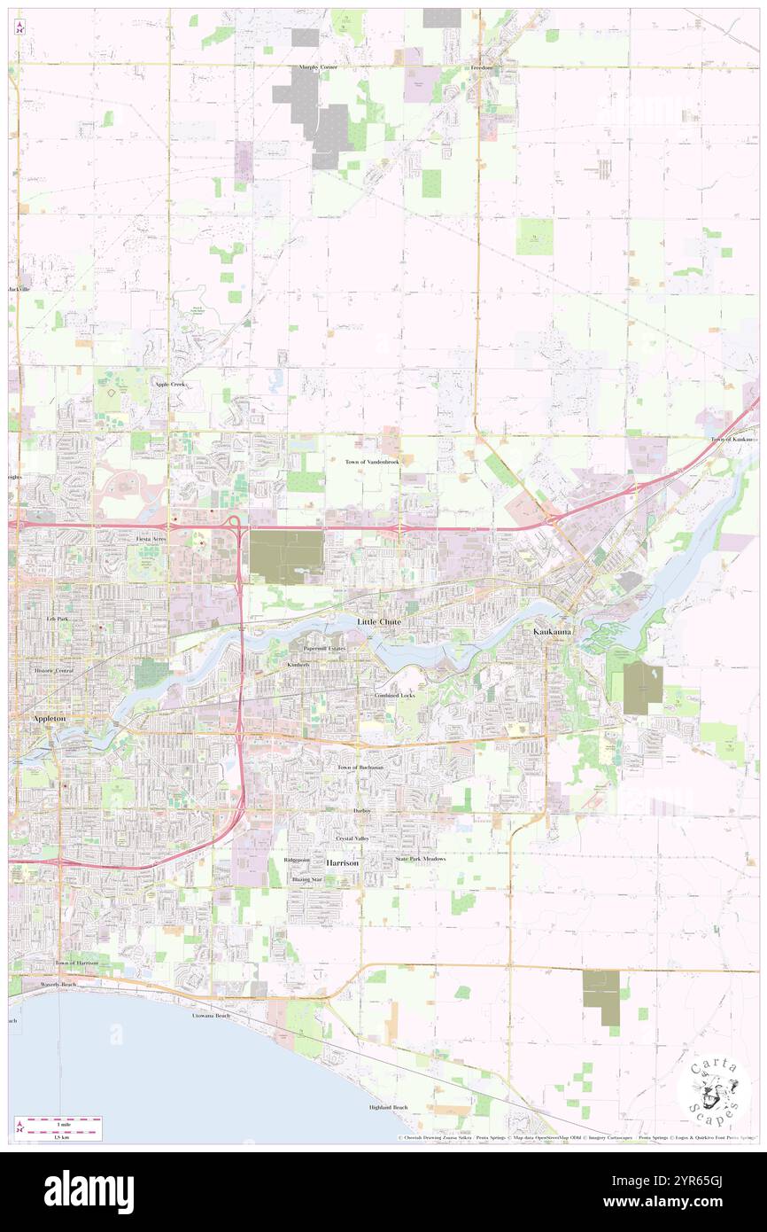 Village of Little Chute, Outagamie County, US, United States, Wisconsin ...