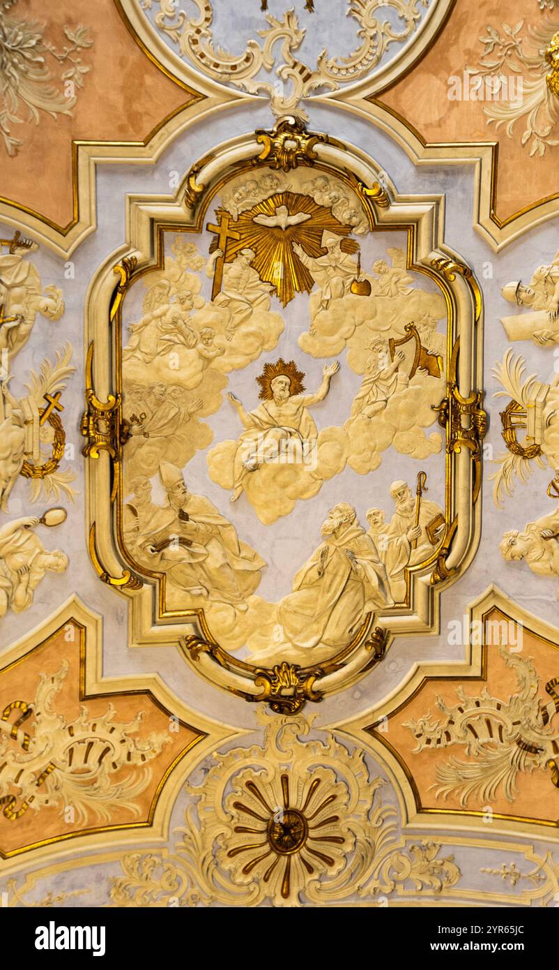 Ceiling of the Church of Saint Catherine, the most beautiful 17th ...