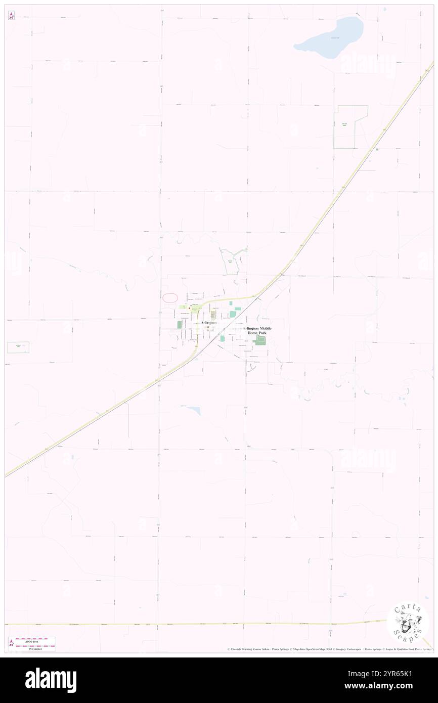 Map of arlington minnesota hi-res stock photography and images - Alamy