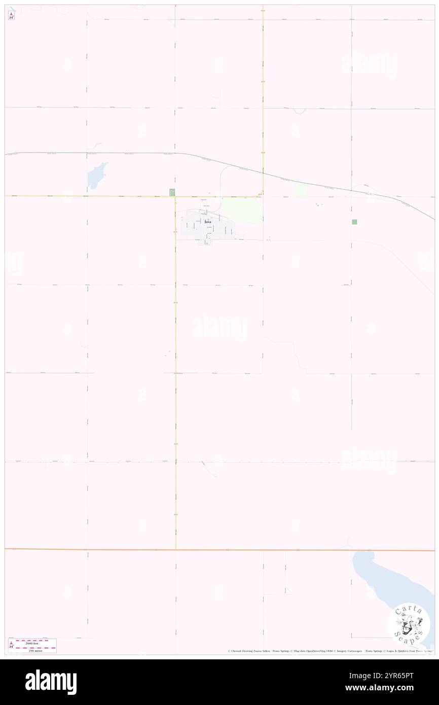 Corson county map hi-res stock photography and images - Alamy
