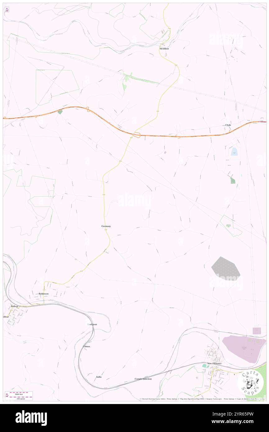 Map of wheatfield indiana Cut Out Stock Images & Pictures - Alamy