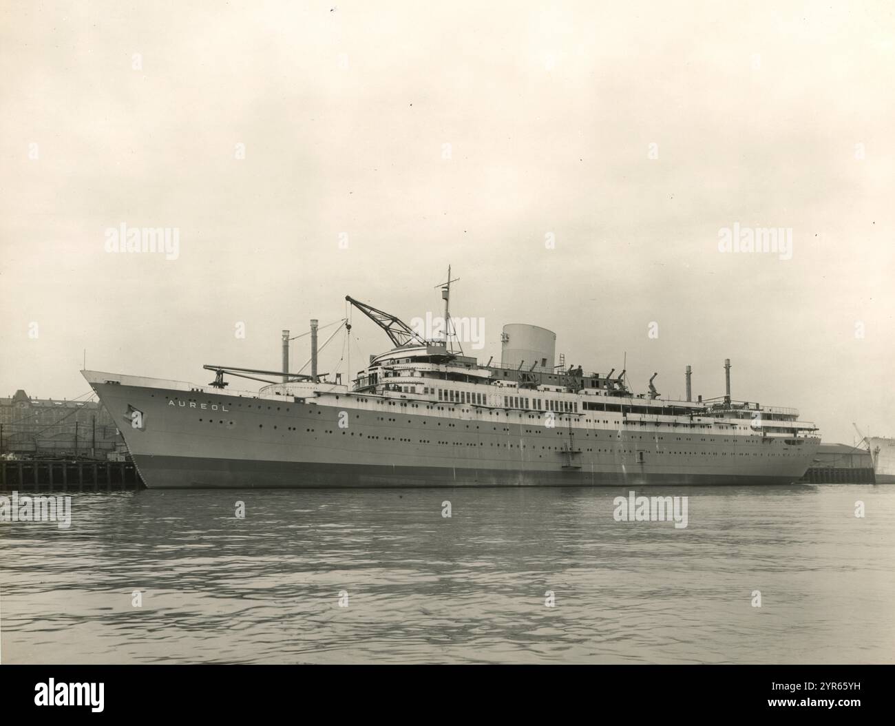 The building of the passenger cruise liner, The Aureol, at Alexander ...