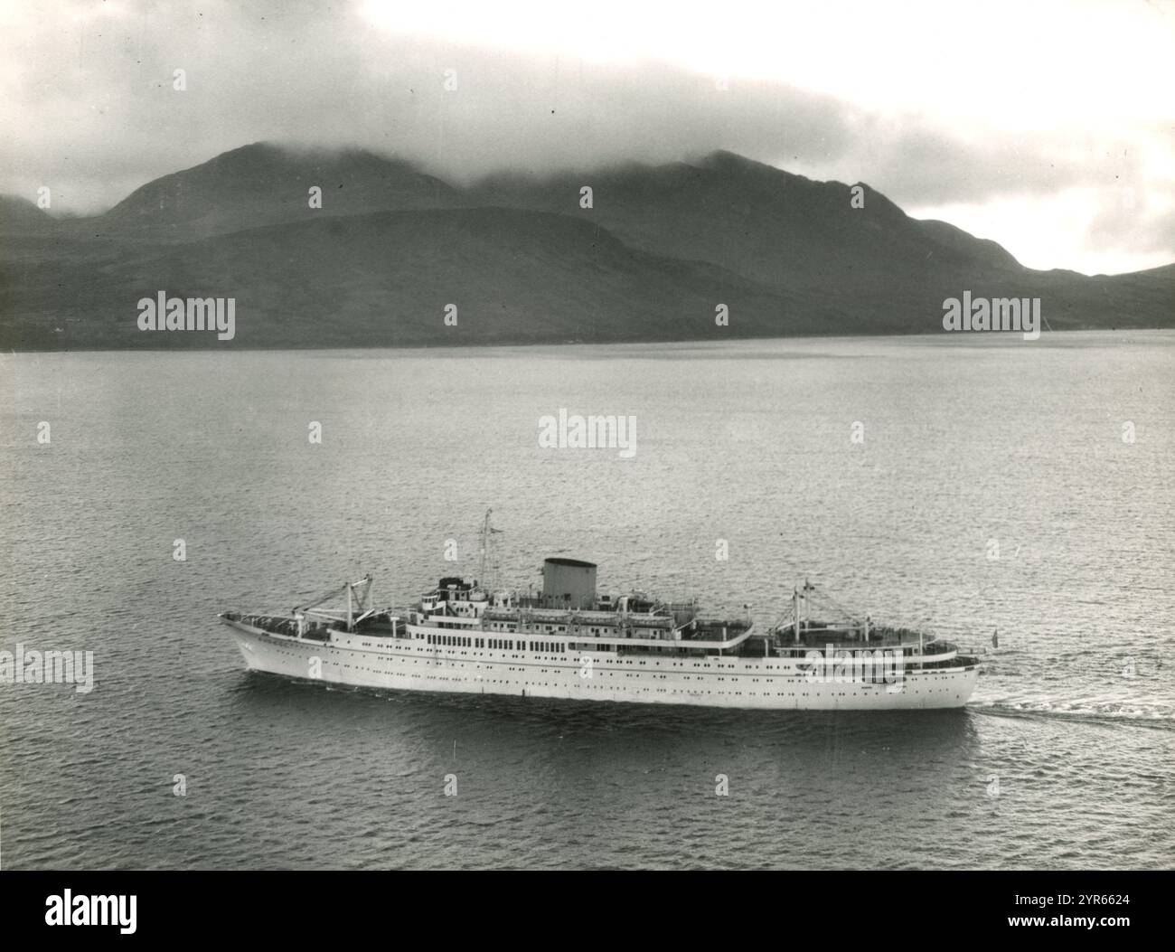 The building of the passenger cruise liner, The Aureol, at Alexander ...