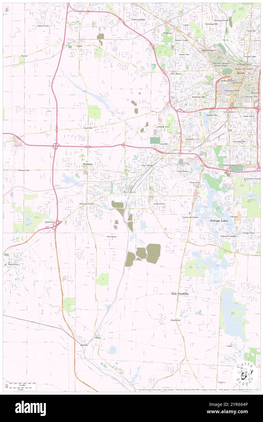 Map of barberton Cut Out Stock Images & Pictures - Alamy