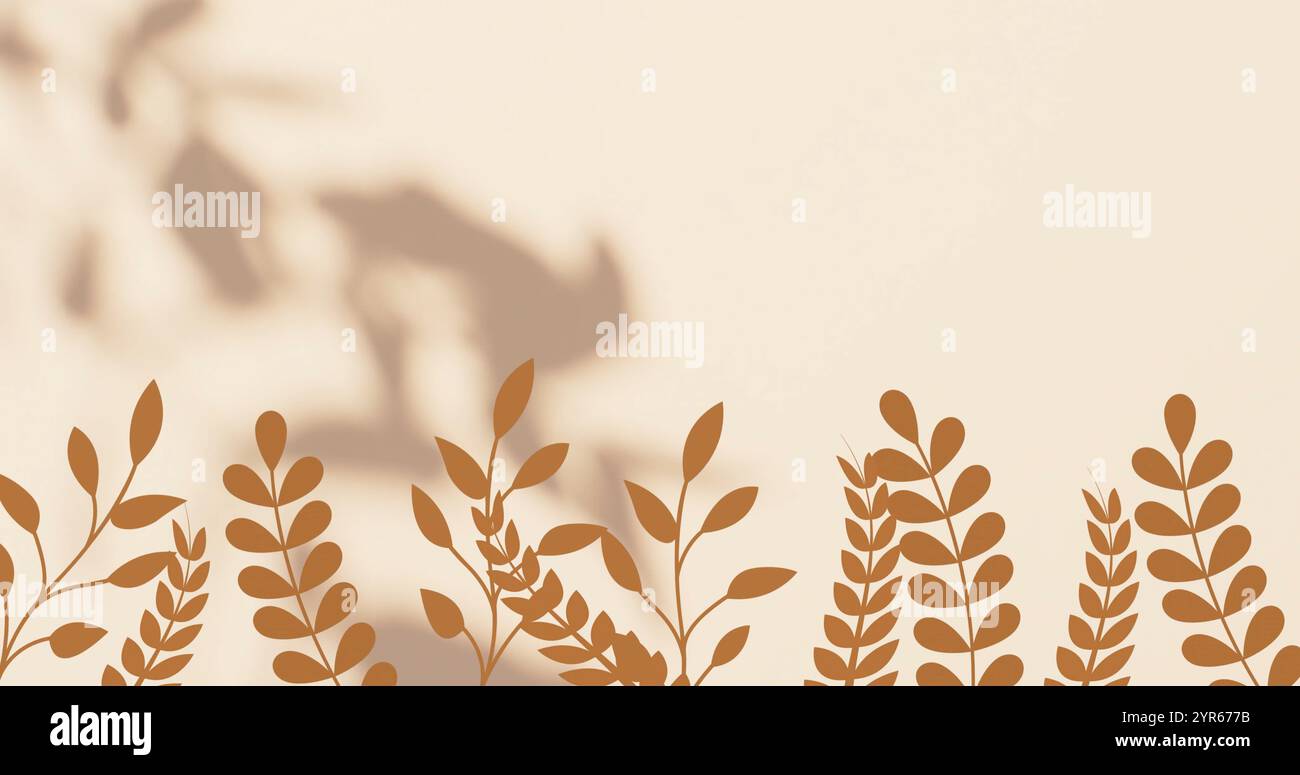 Shadow foliage background pattern hi-res stock photography and images ...