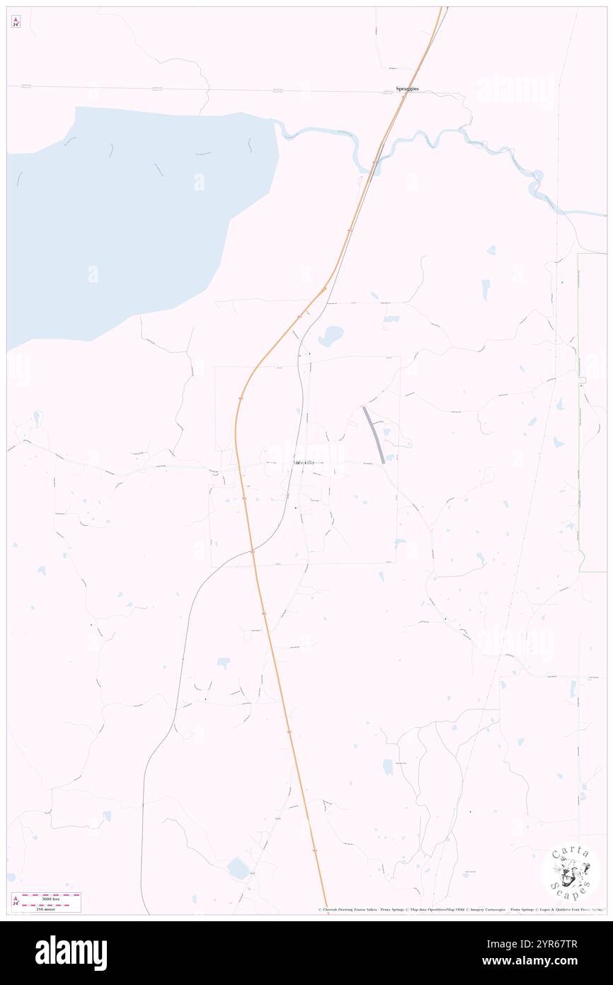 Lafayette mississippi map hi-res stock photography and images - Alamy