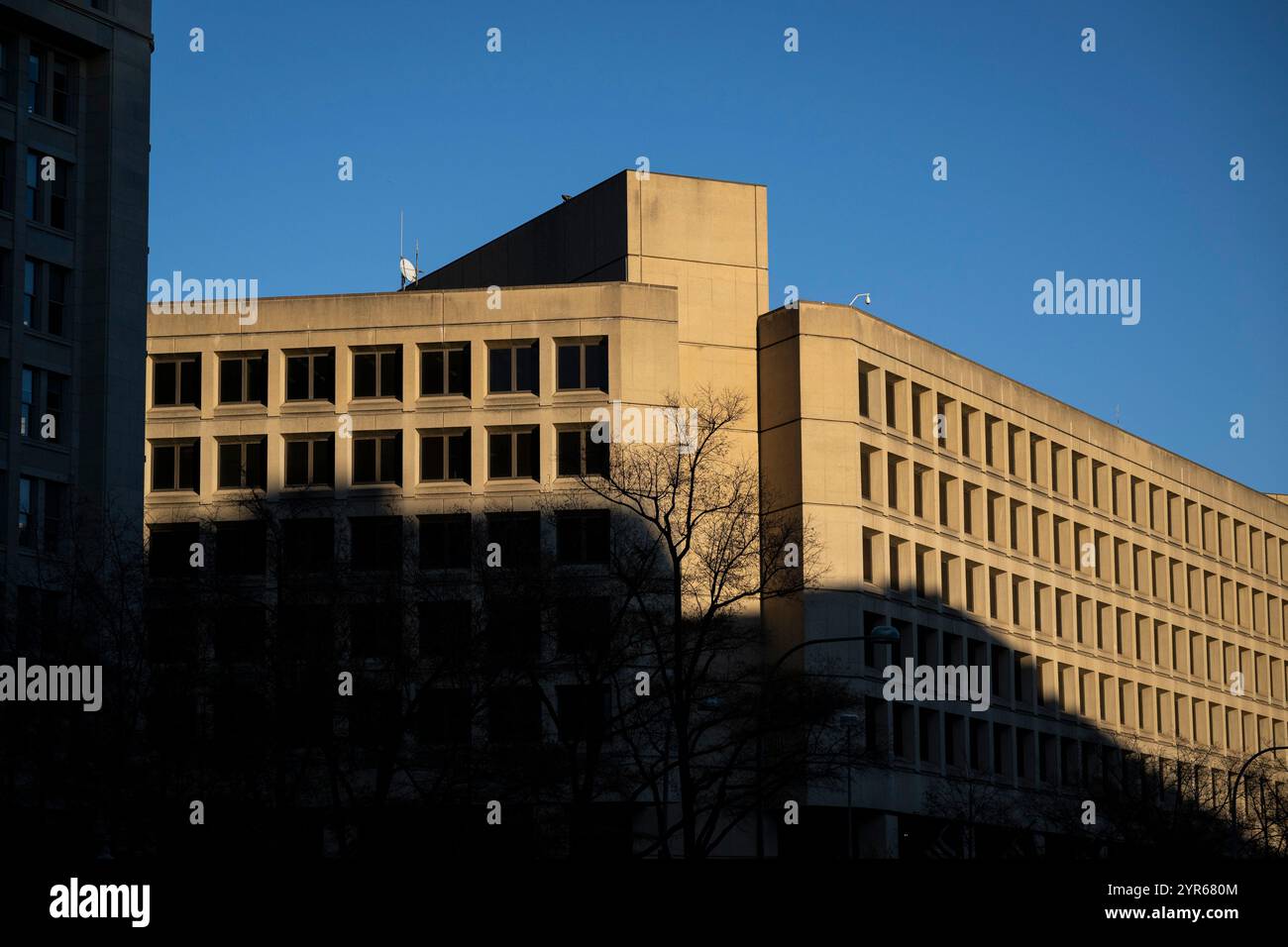 A general view of the J. Edgar Hoover Federal Bureau of Investigation building, in Washington, D ...