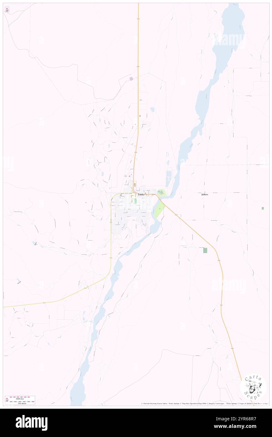 Map of ennis Cut Out Stock Images & Pictures - Alamy