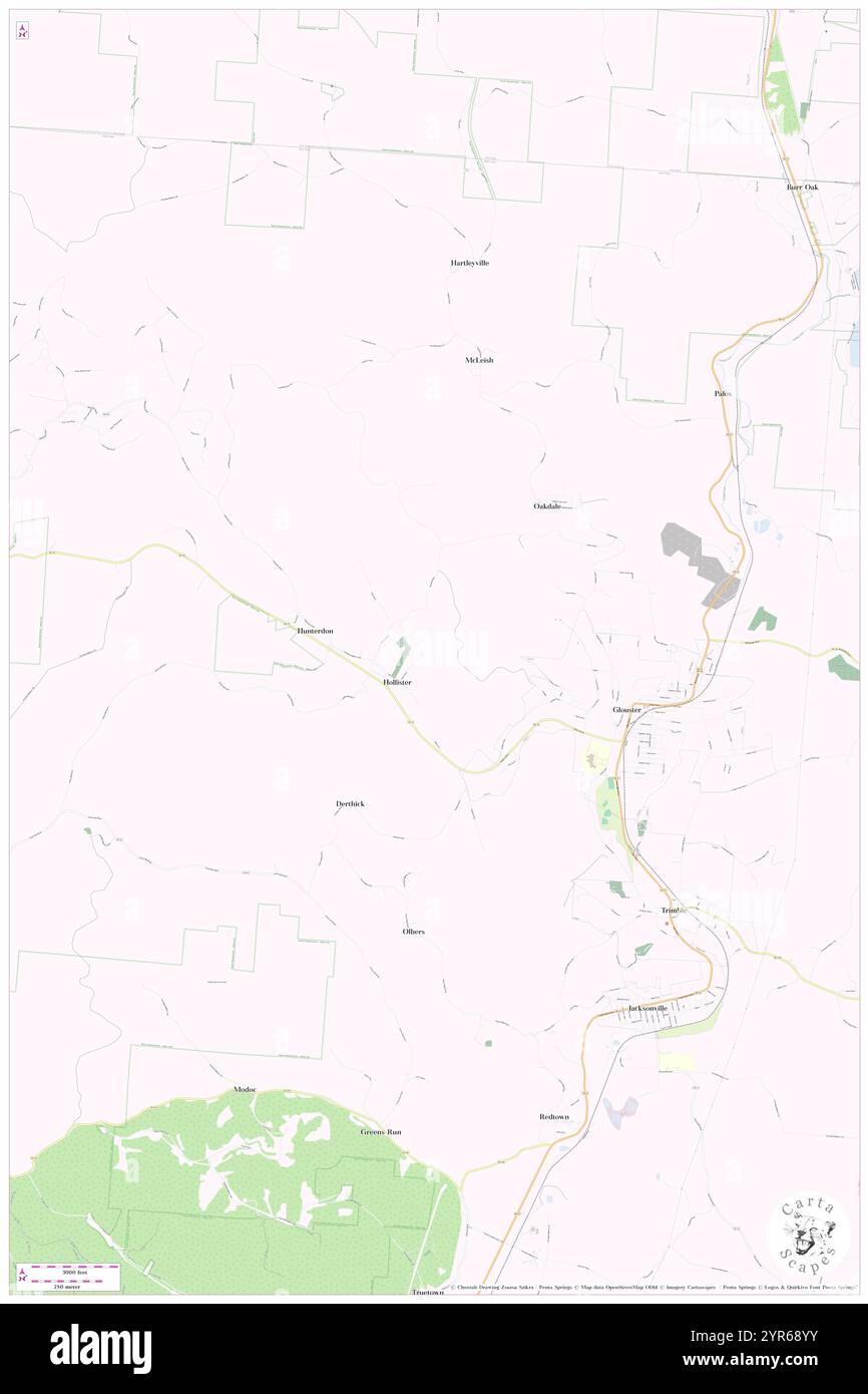 Trimble county map hi-res stock photography and images - Alamy