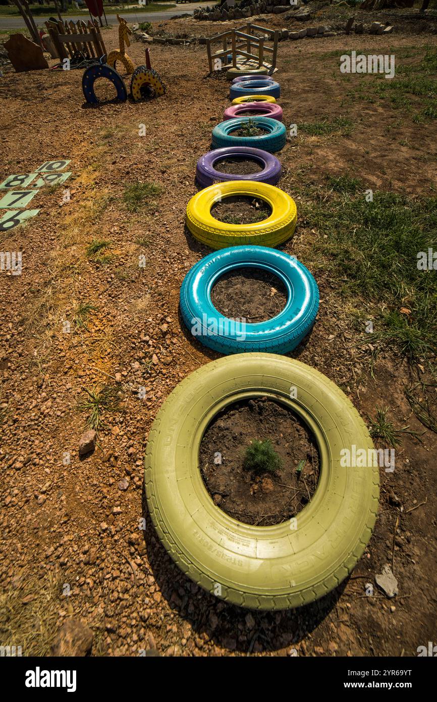 April 2021, Garden of Eden, Texas, USA - Garden of Eden local park ...