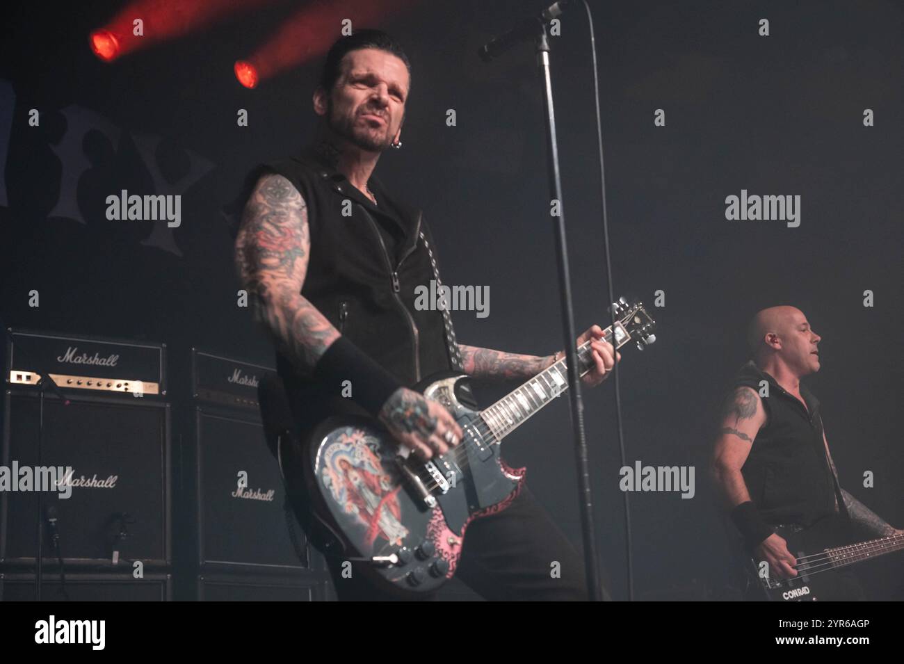 Ricky Warwick of The Almighty performing at Barrowland, Glasgow, 30th ...