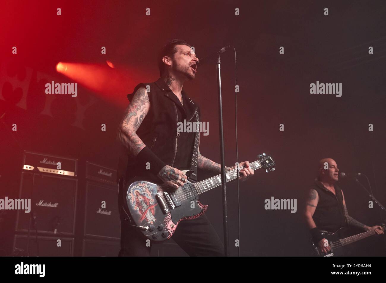 Ricky Warwick of The Almighty performing at Barrowland, Glasgow, 30th ...