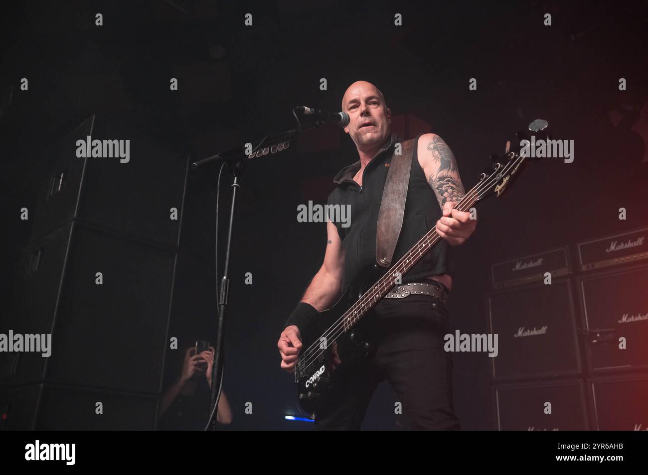 Stump Monroe of The Almighty performing at Barrowland, Glasgow, 30th ...