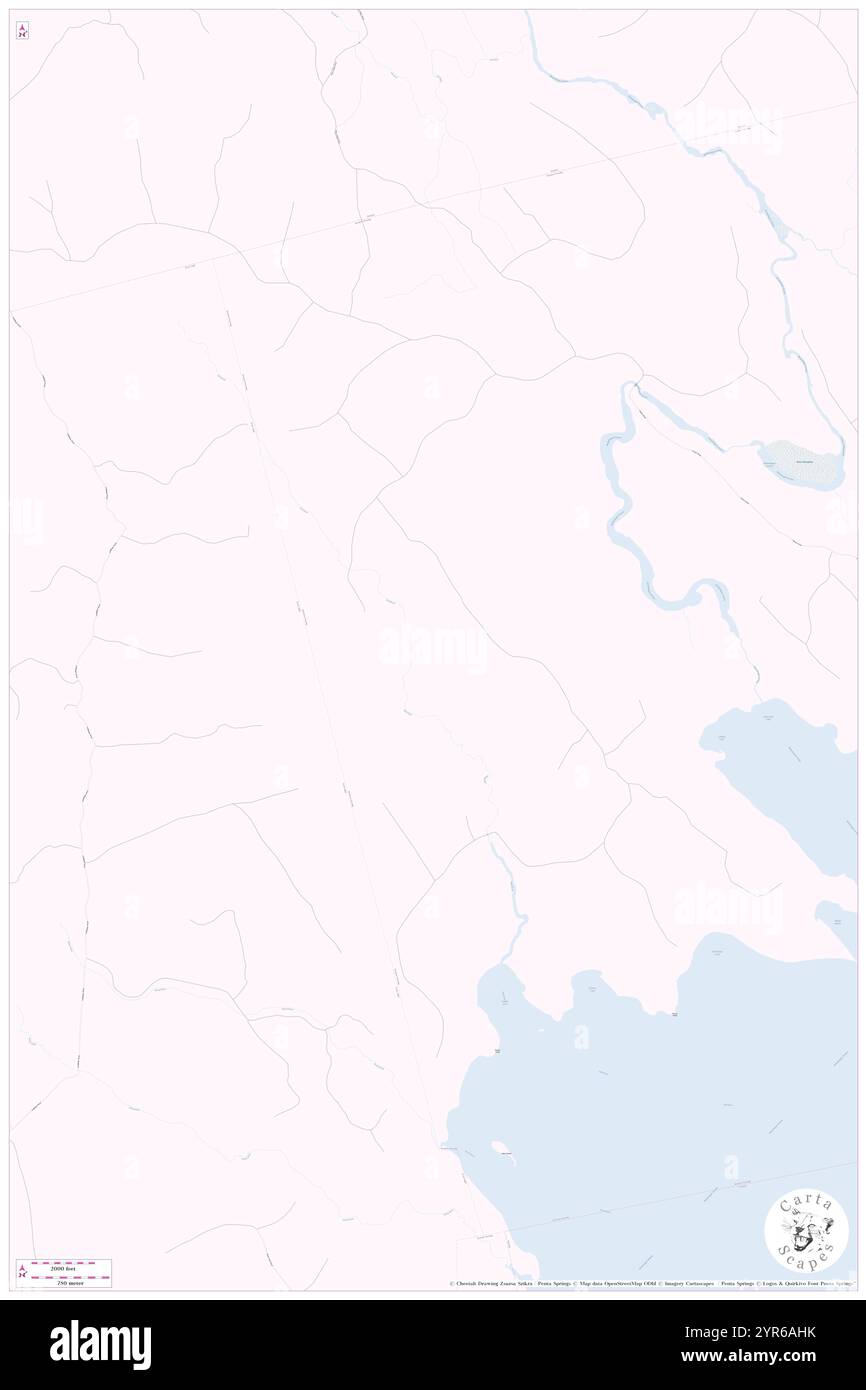 Brookton maine map Cut Out Stock Images & Pictures - Alamy