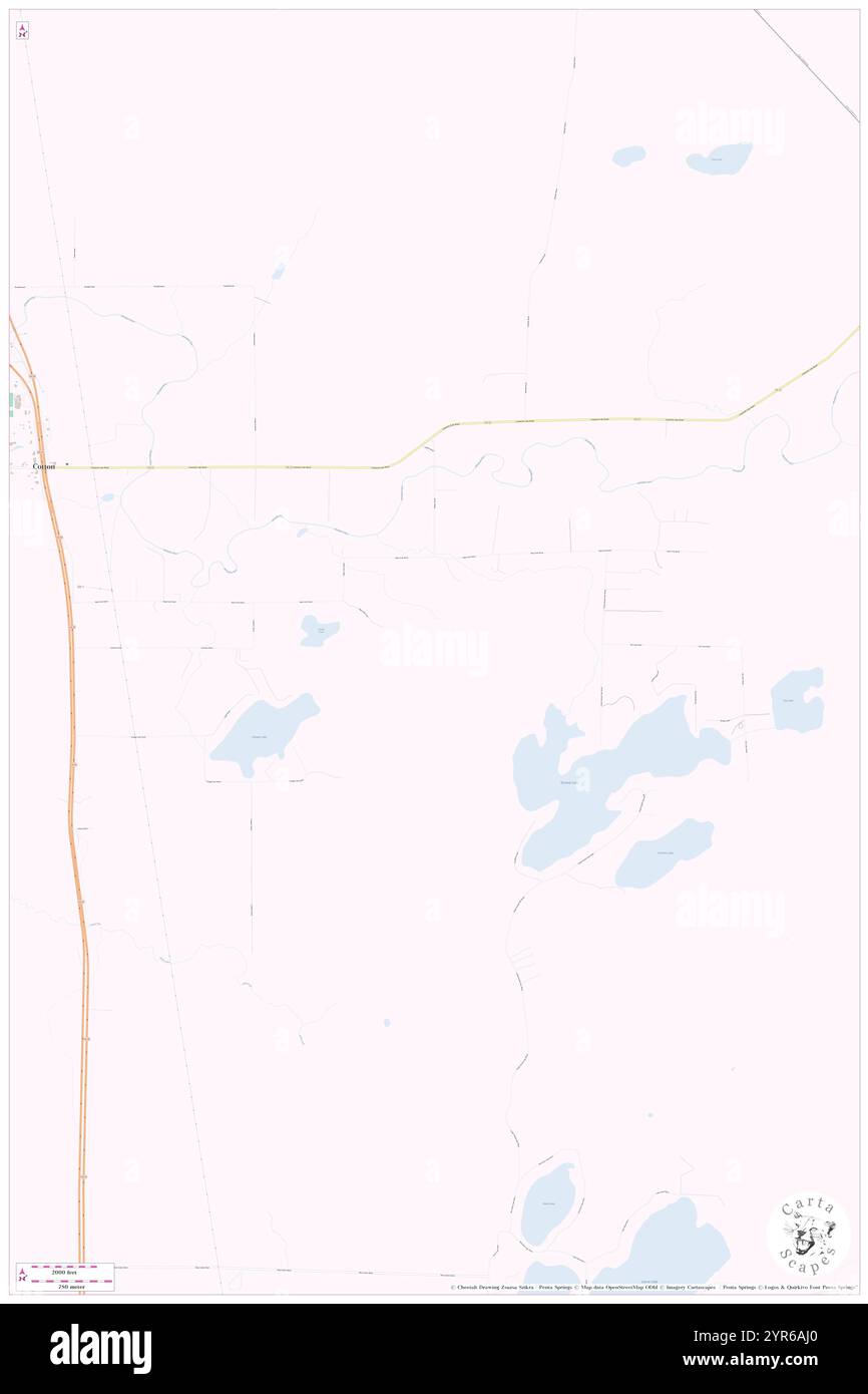 Map of cotton minnesota hi-res stock photography and images - Alamy