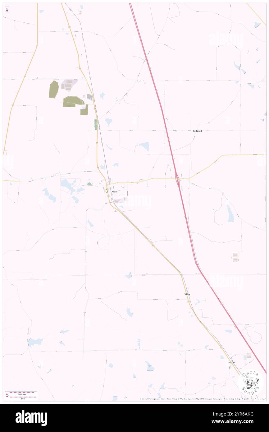 Crisp county map hi-res stock photography and images - Alamy