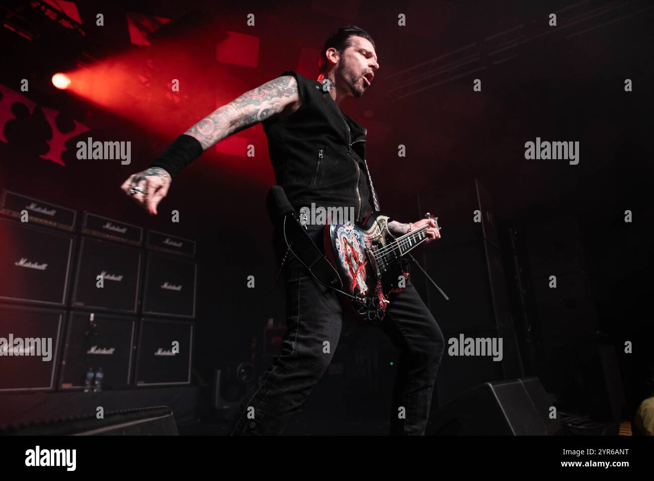 Ricky Warwick of The Almighty performing at Barrowland, Glasgow, 30th ...