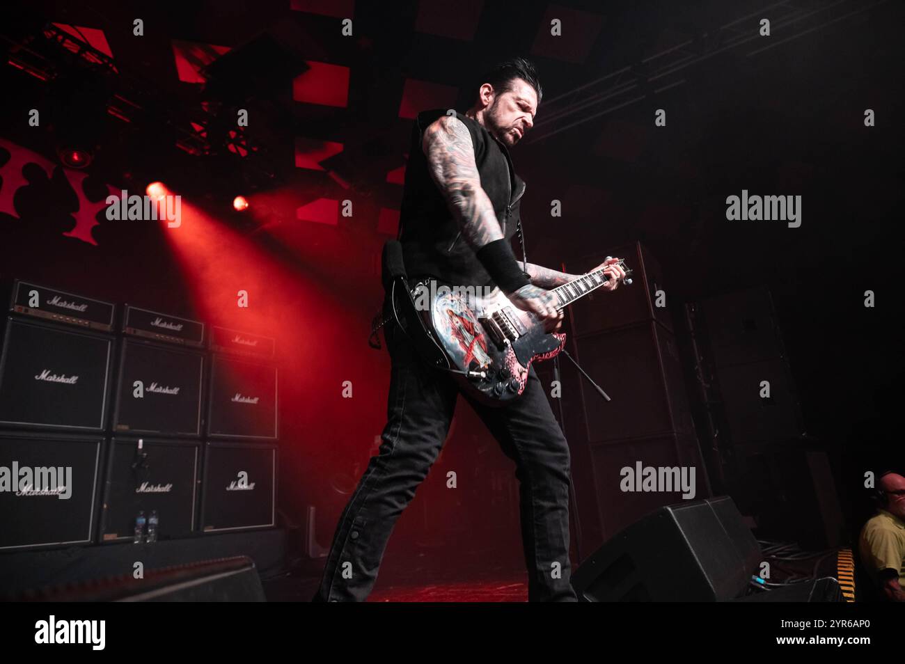 Ricky Warwick of The Almighty performing at Barrowland, Glasgow, 30th ...