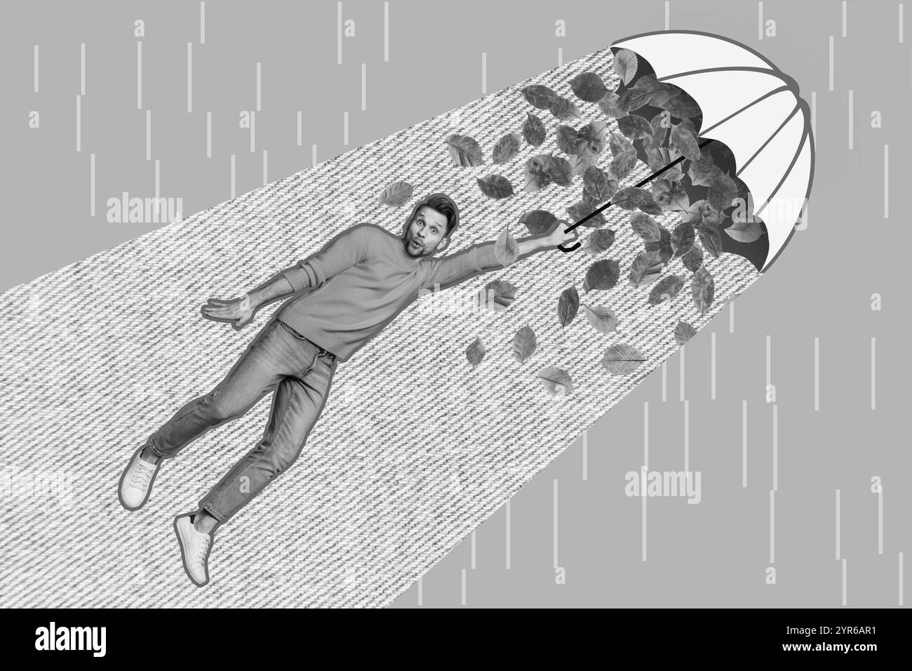 Leaves hold rainfall hi-res stock photography and images - Alamy