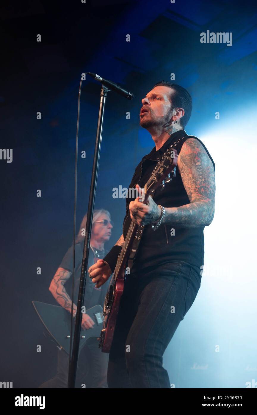 Ricky Warwick of The Almighty performing at Barrowland, Glasgow, 30th ...