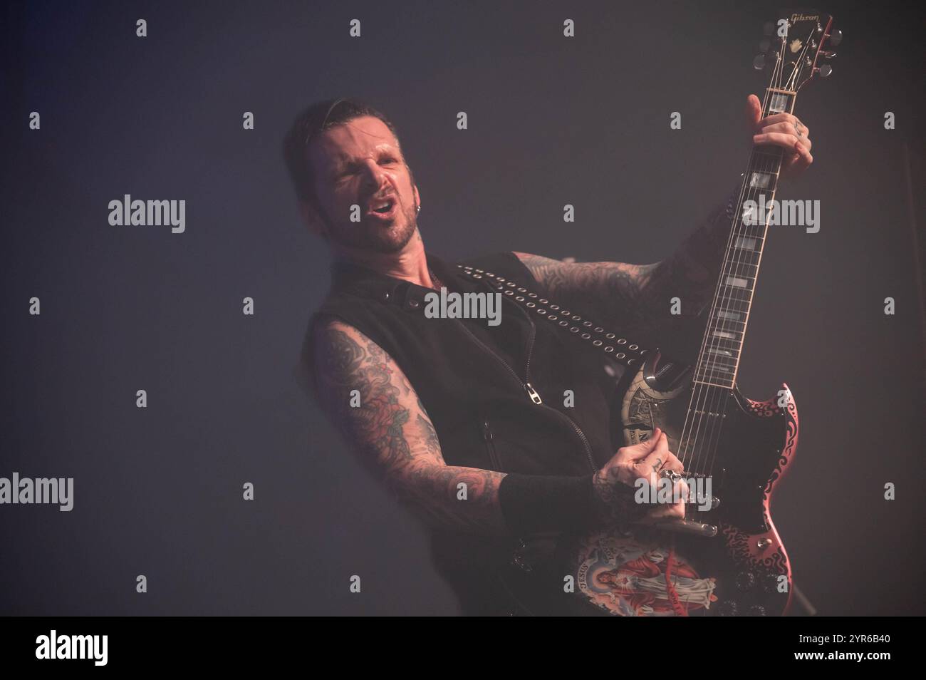 Ricky Warwick of The Almighty performing at Barrowland, Glasgow, 30th ...