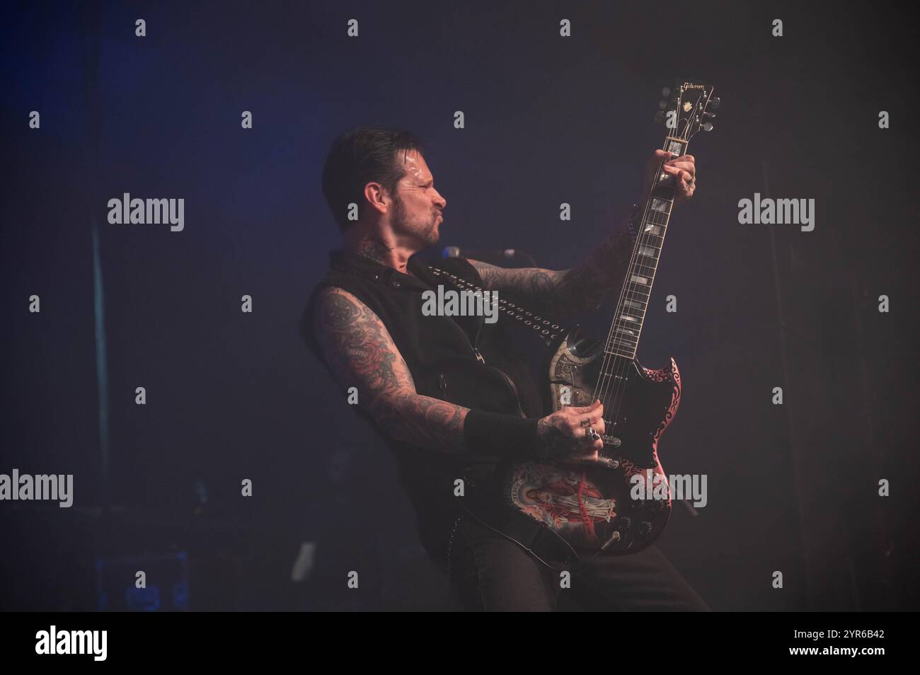 Ricky Warwick of The Almighty performing at Barrowland, Glasgow, 30th ...