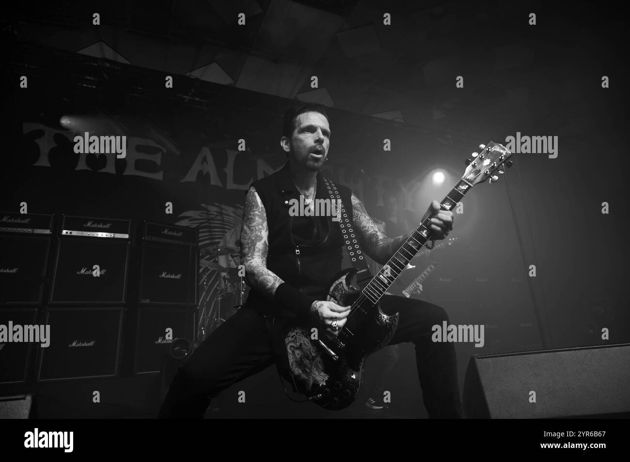 Ricky Warwick of The Almighty performing at Barrowland, Glasgow, 30th ...