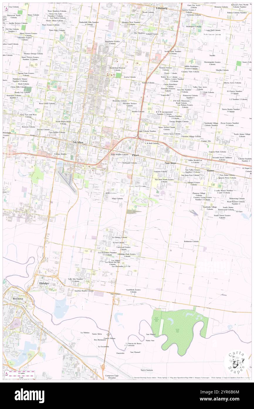 Map of pharr hi-res stock photography and images - Alamy